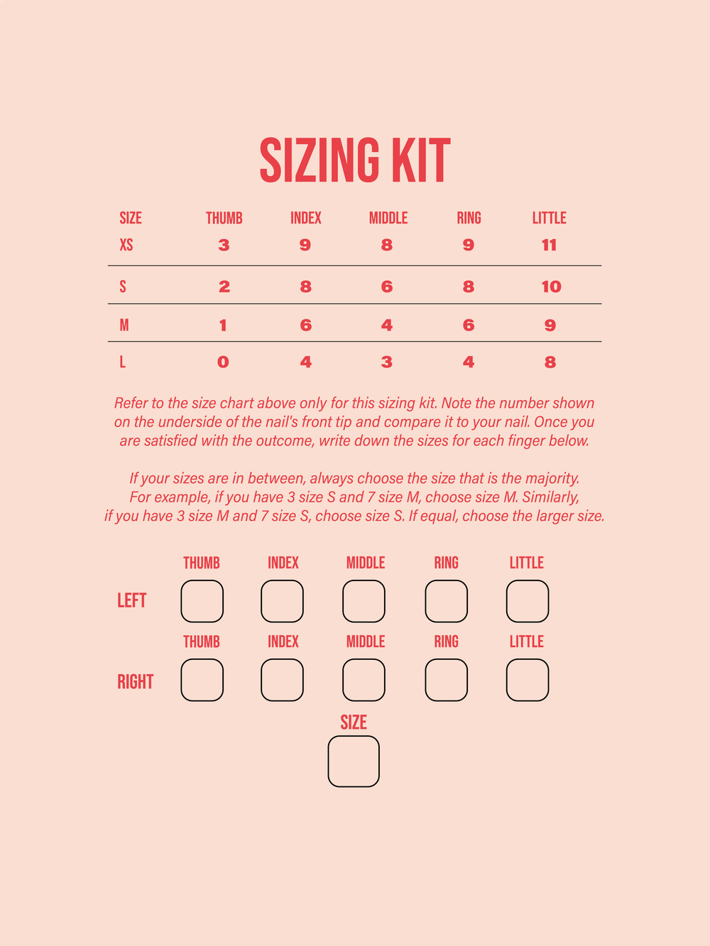 Sizing Kit - Press-On Nails and Manicure – Clawcreature - Handmade ...